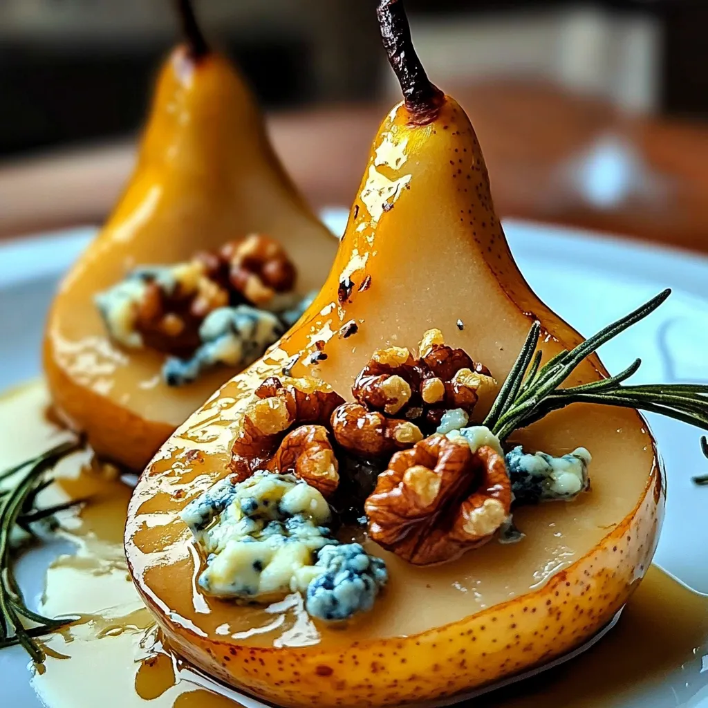 The Best Roasted Pears with Blue Cheese and Walnuts A Gourmet Delight ...